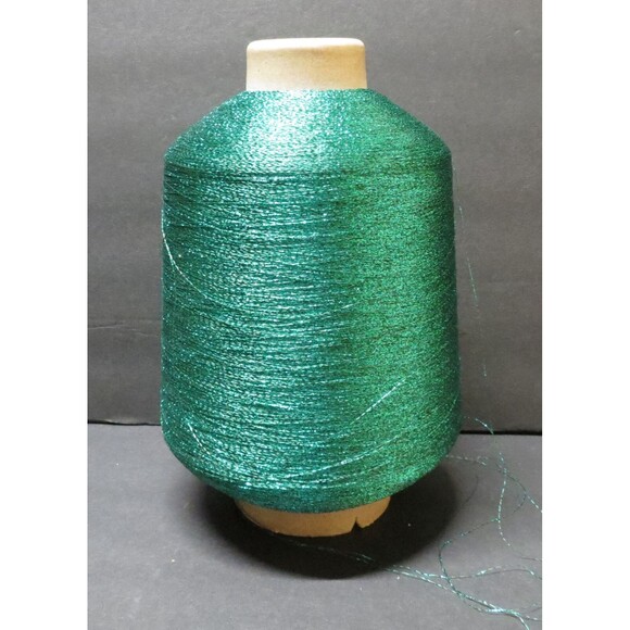 Hagoromo | Office | Hagoromo Metallic Thread Green H4 Cone 559grs ...